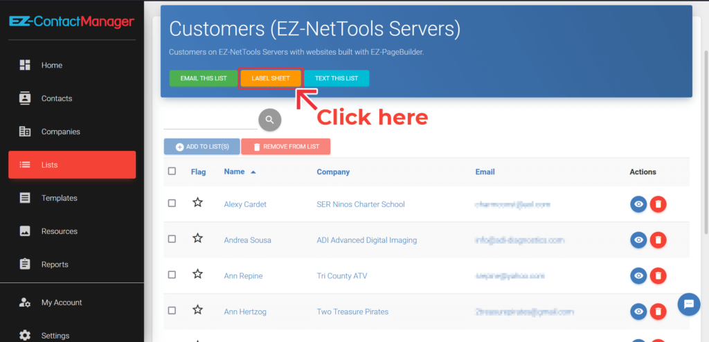 How To Print Mailing Labels in EZ-ContactManager - EZ-ContactManager